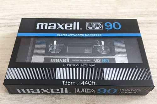 Аудиокассета Maxell UD 90 (Made in Japan) 1983 год