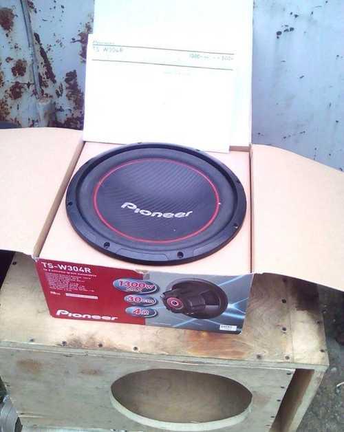 Сабвуфер Pioneer TS-W304R с коробом