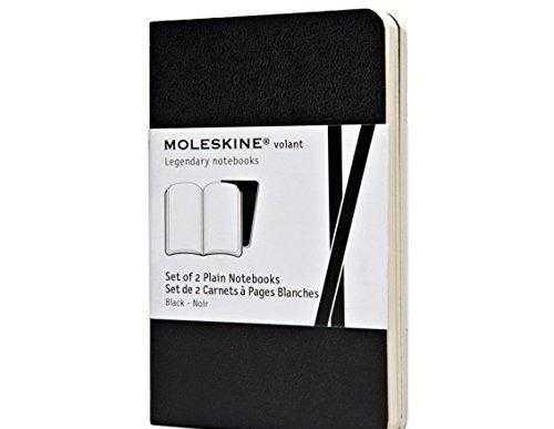 Moleskine Volant (2шт, в линейку, чёрные 6.5x10см)