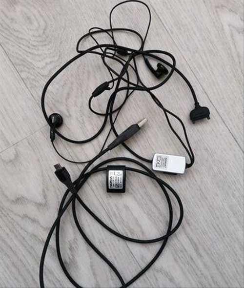 Usb кабель и наушники для Nokia