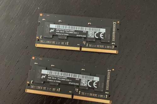 Apple original 8gb DDR4-2666 sodimm RAM (2 по 4gb)