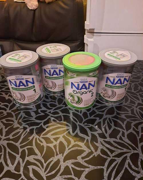 Nan organic, nan кисломолочный