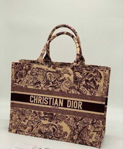 Сумка christian dior Шоппер тканевая