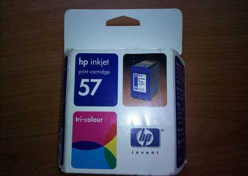 Новый картридж HP inkjet 57 print cartridge C6657A