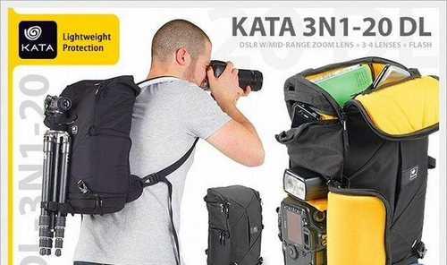 Фоторюкзак Kata 3N1-20 3-in-1 Backpack