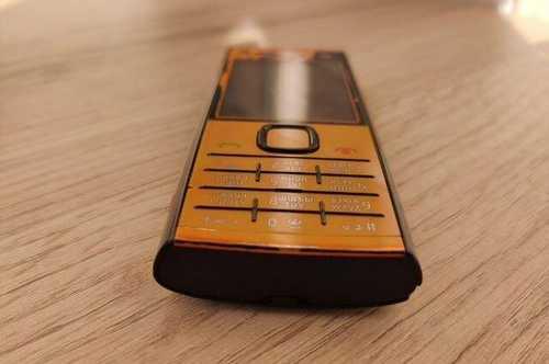 Телефон nokia X2-00 жёлтый С новой батареей