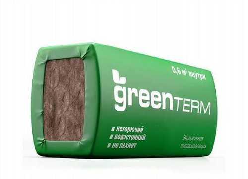 Утеплитель GreenTerm TS 037 100мм плита 6 м2