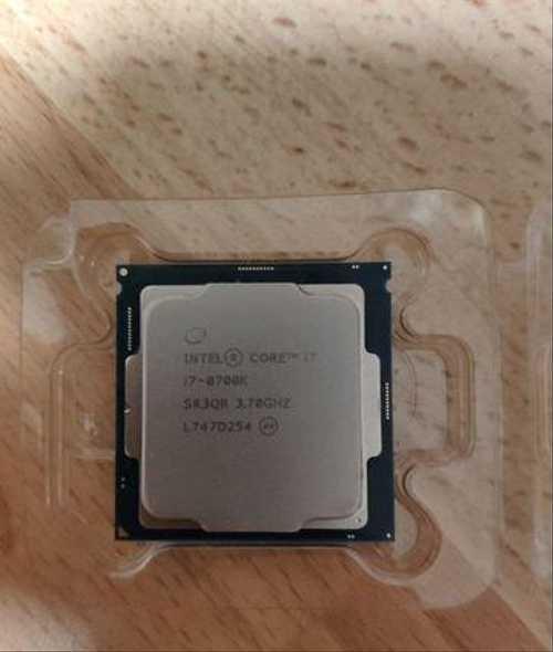 Процессор intel core i7-8700k lga1151v2