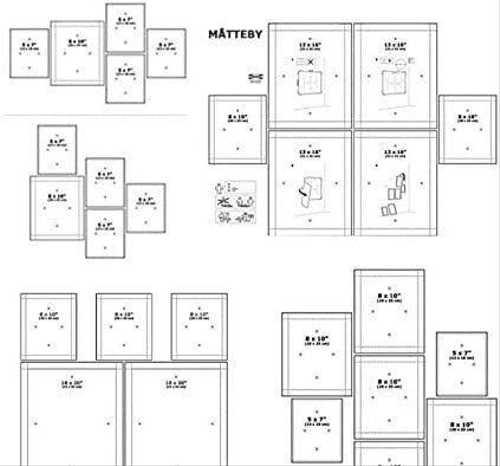 Стенной шаблон IKEA matteby