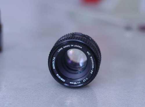 Объектив Minolta 50mm F1.7