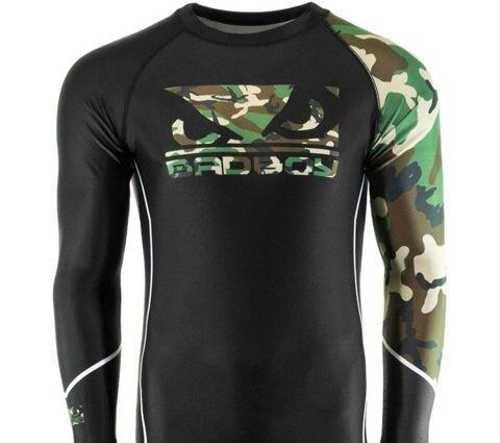 Рашгард Bad Boy Soldier Rash Guard - Black/Сamo