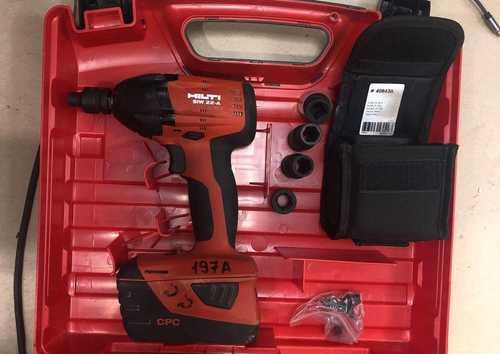 Гайковерт Hilti siw 22-a