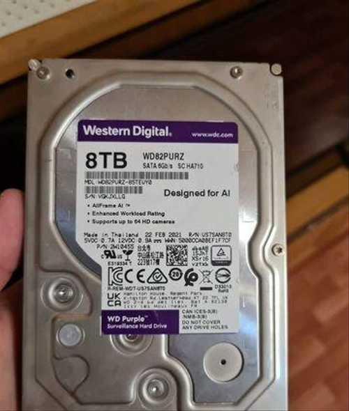 Western digital purple 8 тб