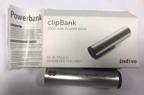 Внешний аккумулятор power bank clipBank