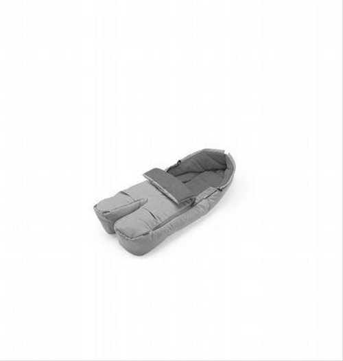 Stokke footmuff серый меланж