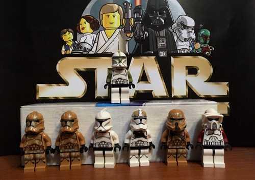 Lego минифигурки из Star Wars (4) клоны