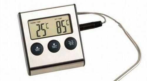 Термометр с термощупом, со звуком