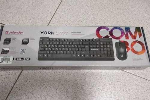 Клавиатура + мышь Defender York C-777 комплект