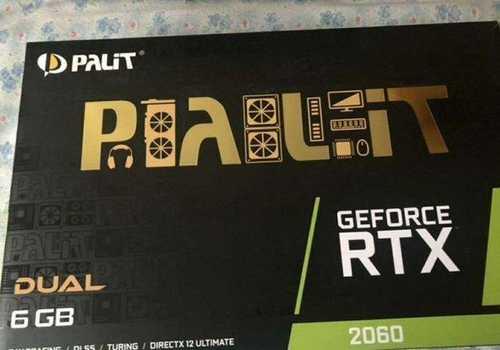 Видеокарта Palit Geforce RTX 2060 Dual 6gb