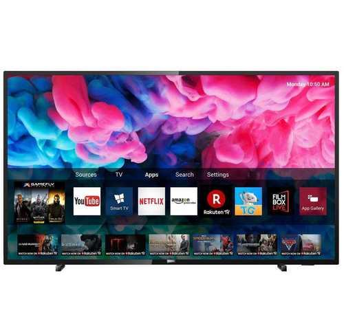 4K Smart TV Wi-Fi Телевизор Philips 43PUS6503 42.5