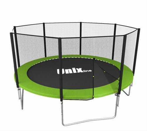 Батут unix line Simple 12 ft Green (outside)