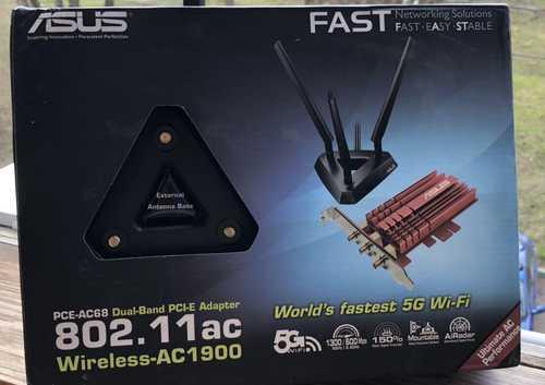 Wifi сетевая карта Asus pce-ac68