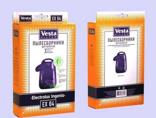 Пылесборники в ассортименте Vesta EX 04