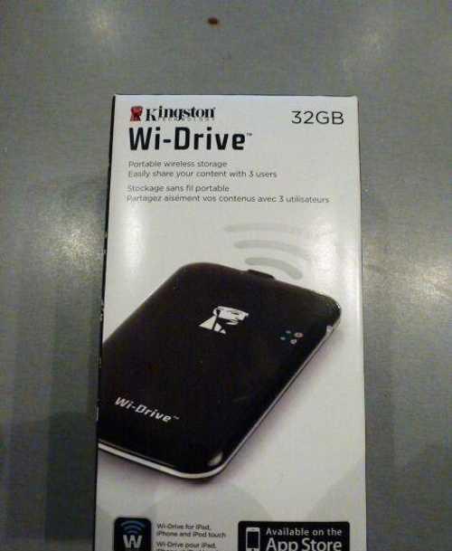 Внешний накопитель Wi-Drive SSD Kingston 32GB