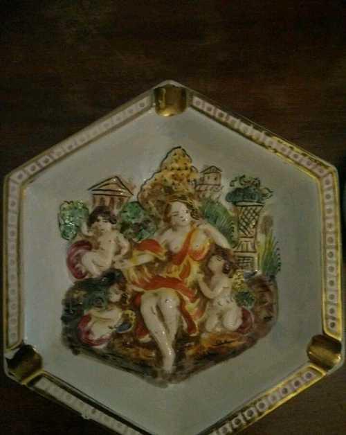 Пепельница, Capodimonte, Италия 1970-е гг