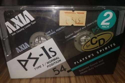 Аудиокассеты новые запечатанные Axia PS-1s (Fuji)