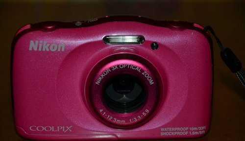 Фотоаппарат цифровой компактный Nikon Coolpix S33