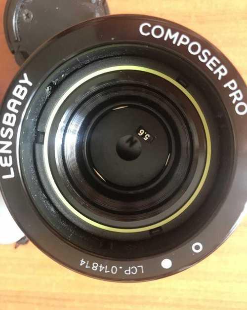 Lensbaby composer pro + 0.42 конвертер для Nikon
