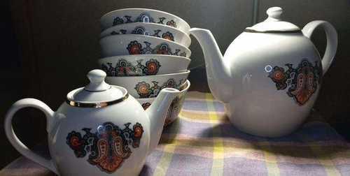 Чайник заварочный фарфоровый тарелки СССР