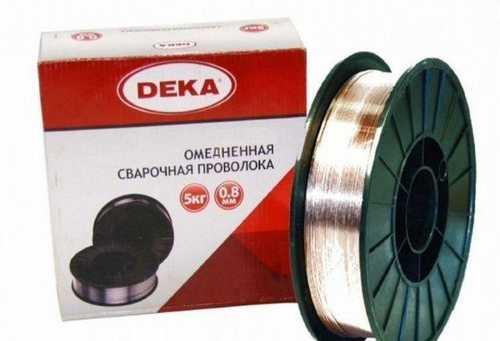 Сварочная проволока омедн-я Deka ER70S-6 0.8 * 5кг