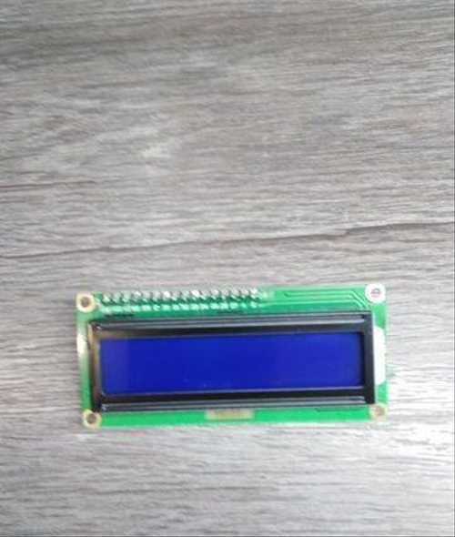 LCD-дисплей 16002A с I2C 16 символов 2 строки