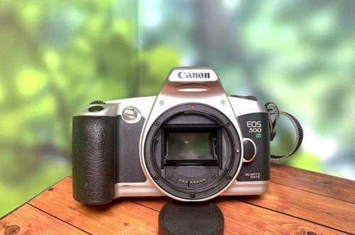 Зеркальный пленочный Canon eos 500N хороший