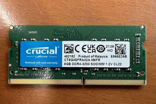 Оперативная память So Dimm ddr4 16 gb 3200 (2x8gb)