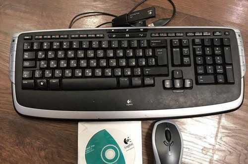 Беспроводная клавиатура и мышь logitech lx710