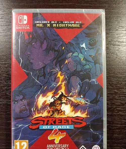 Streets of Rage 4 Anniversary Edition switch новая