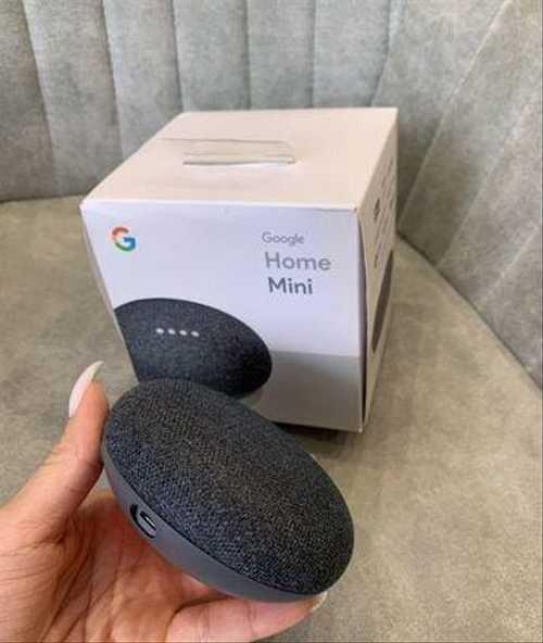 Колонка умная google home mini полнЫй комплект
