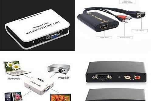 VGA+aux на hdmi - декодеры разные