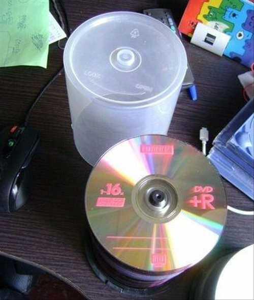 Диски DVD-R бобины