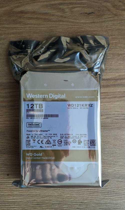 Western Digital Gold 12Тб WD121kryz