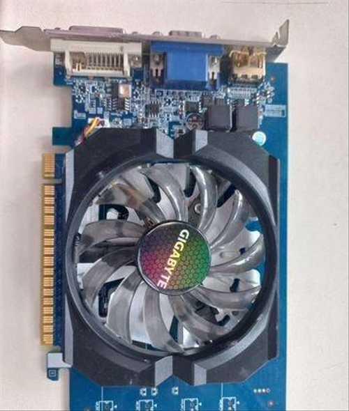 Видеокарта gigabyte nvidia GeForce GT 730, GV-N730
