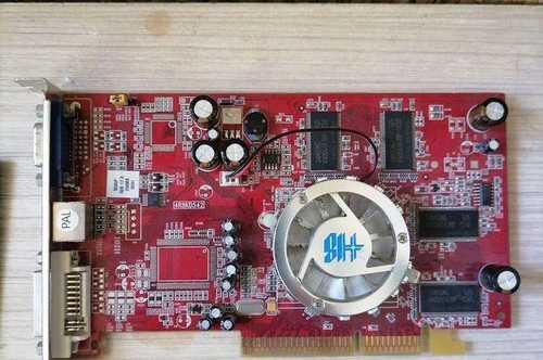 Видеокарта AGP на 256 мб Radeon 9600 (128 бит)
