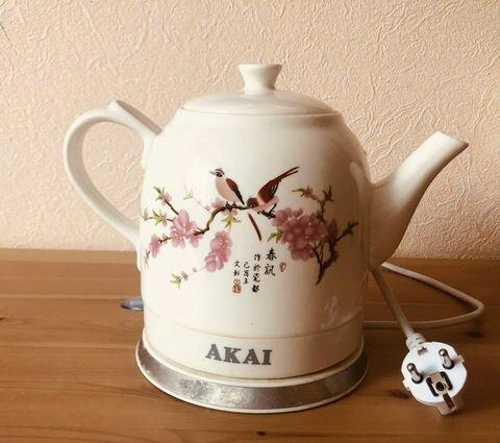Чайник электрический керамический akai