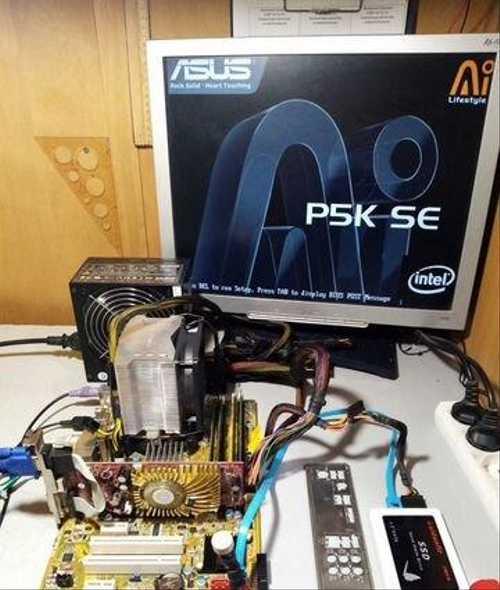 Lga775 P35 asus p5k se rev 1.00g в идеальном состо