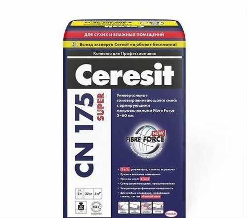 Самовыравнивающаяся смесь Ceresit CN175 Plus,25 кг