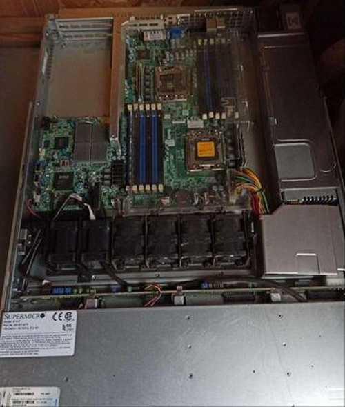 Сервер SuperMicro X8DTU - F / 1366