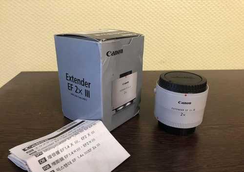 Телеконвертер Canon Extender EF 2x III